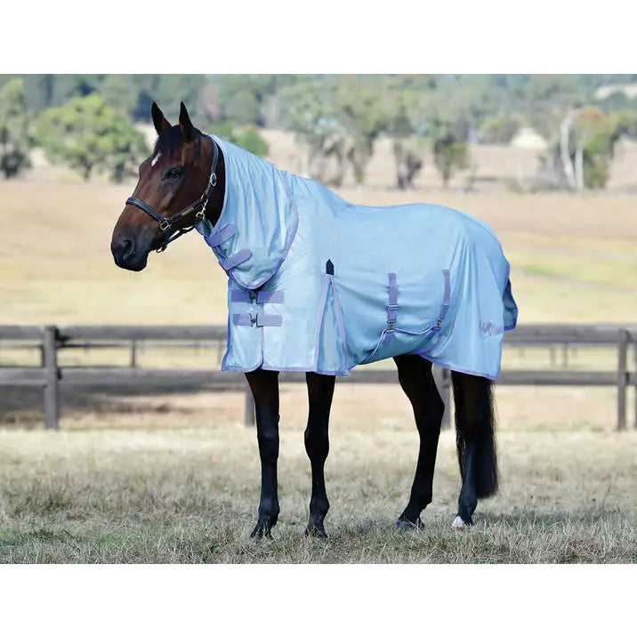 SAXON MESH WITH GUSSET BELLY WRAP COMBO NECK FLY SHEET – Bridle Path ...