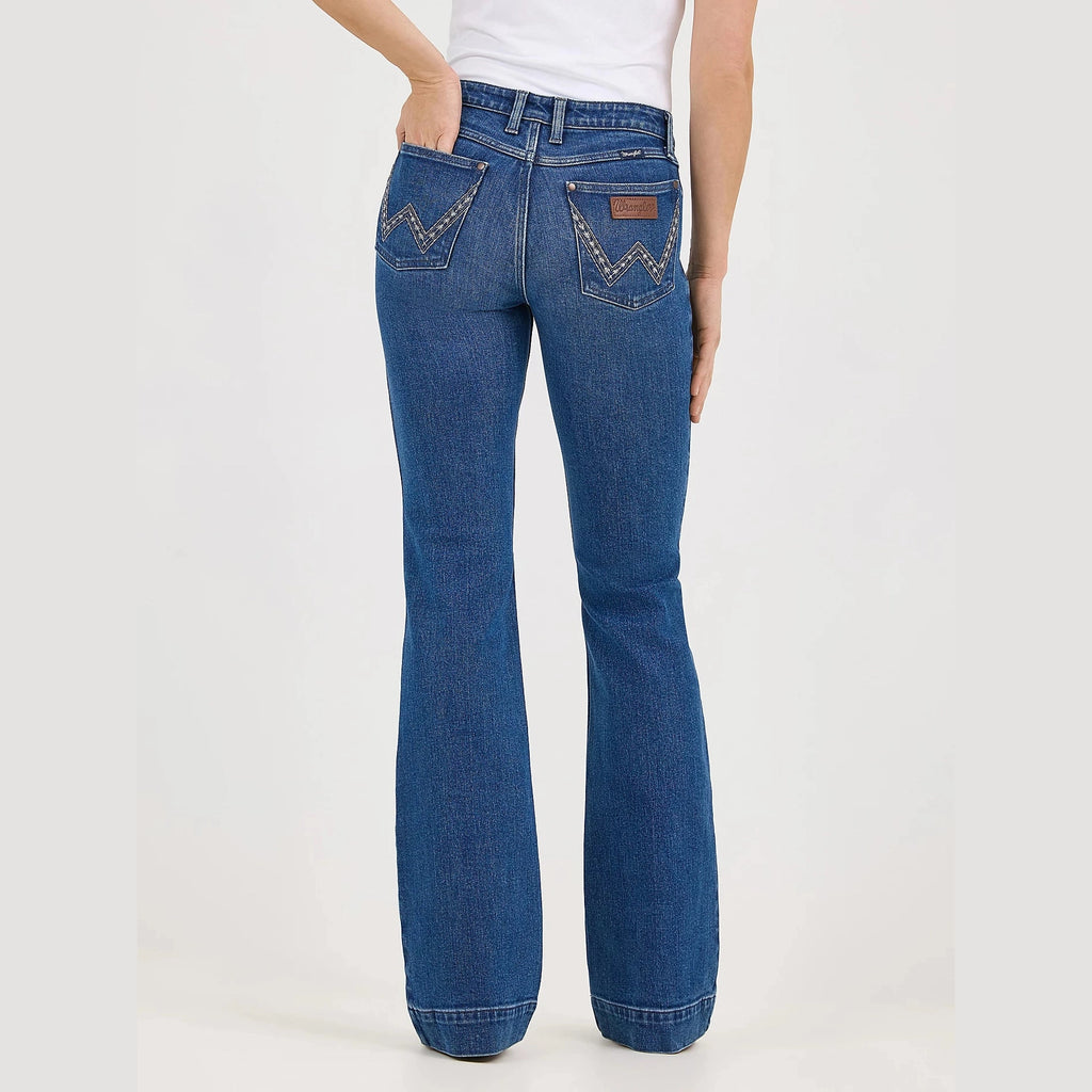 WRANGLER WOMENS RETRO MAE WIDE LEG TROUSER JEAN – Bridle Path Tack Shop