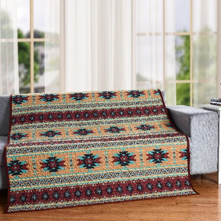 QUILT THROW CADENCE TRAIL - 50" X 60" – Bridle Path Tack Shop
