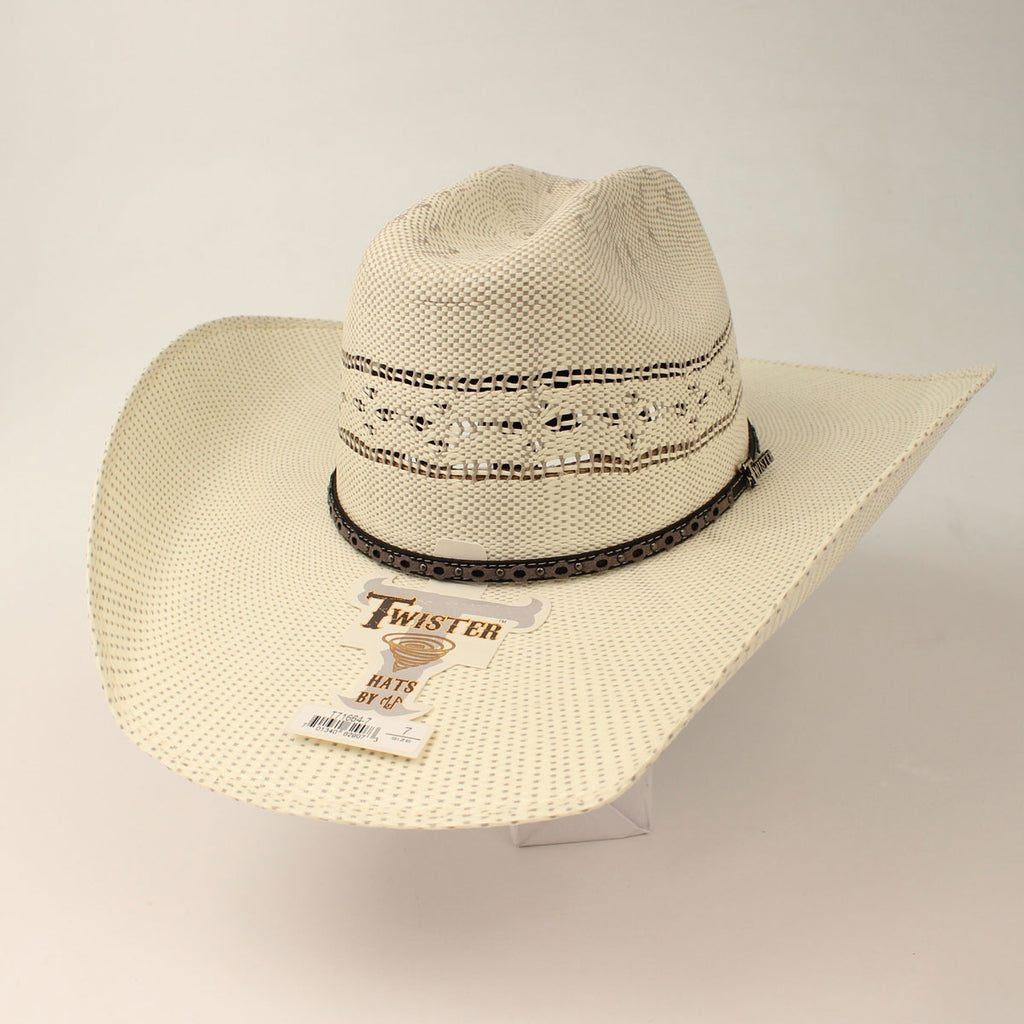 TWISTER BANGORA COWBOY HAT - IVORY/GREY – Bridle Path Tack Shop
