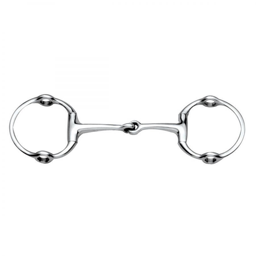 KORSTEEL STAINLESS STEEL JOINTED EGGBUTT GAG BIT - 5" – Bridle Path ...