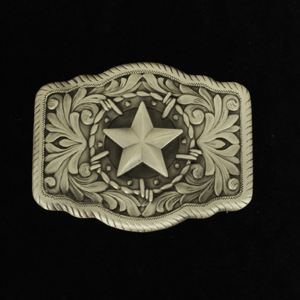 NOCONA STAR BARWIRE BUCKLE – Bridle Path Tack Shop